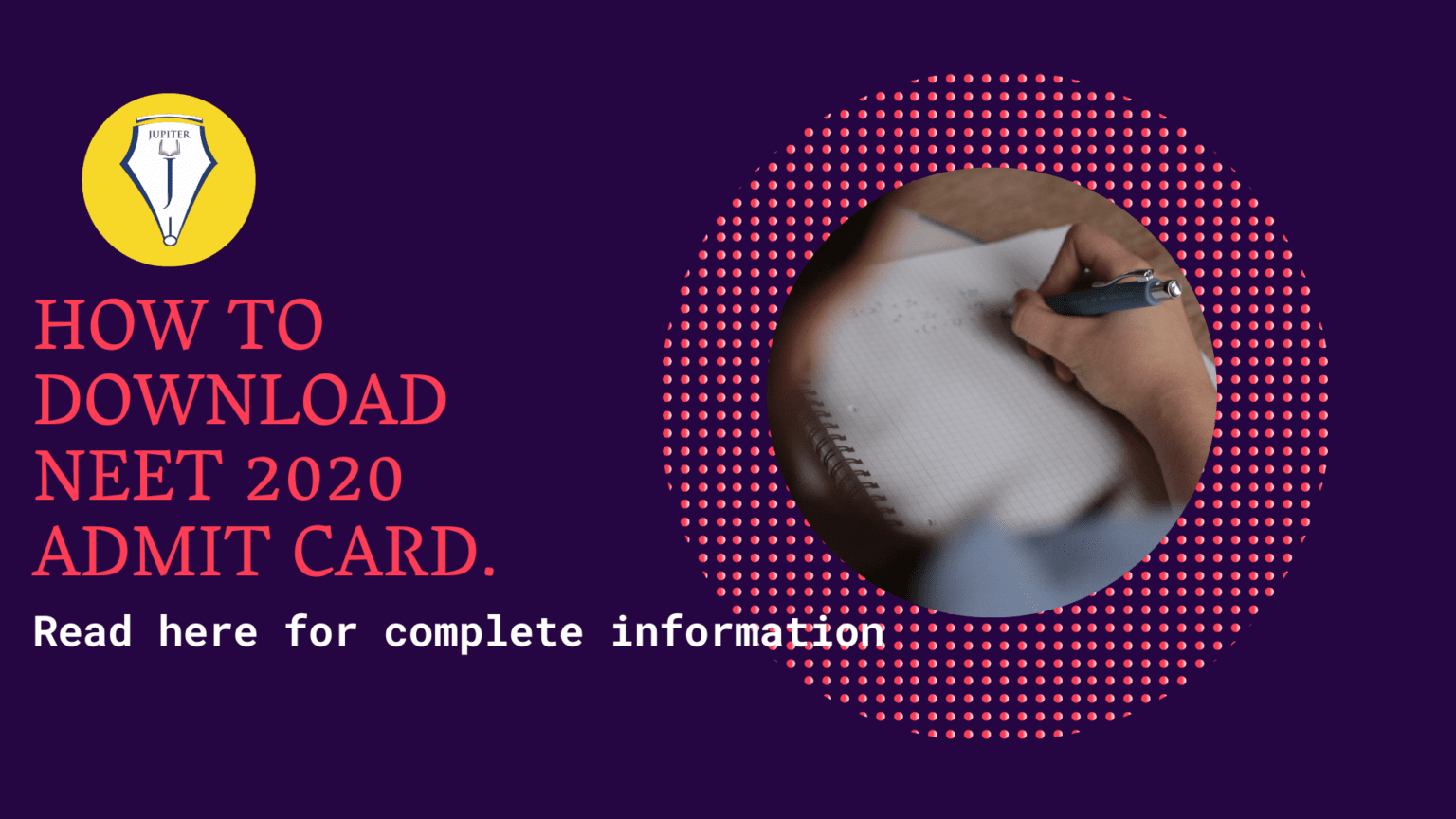 Here’s how to download NEET 2020 admit card