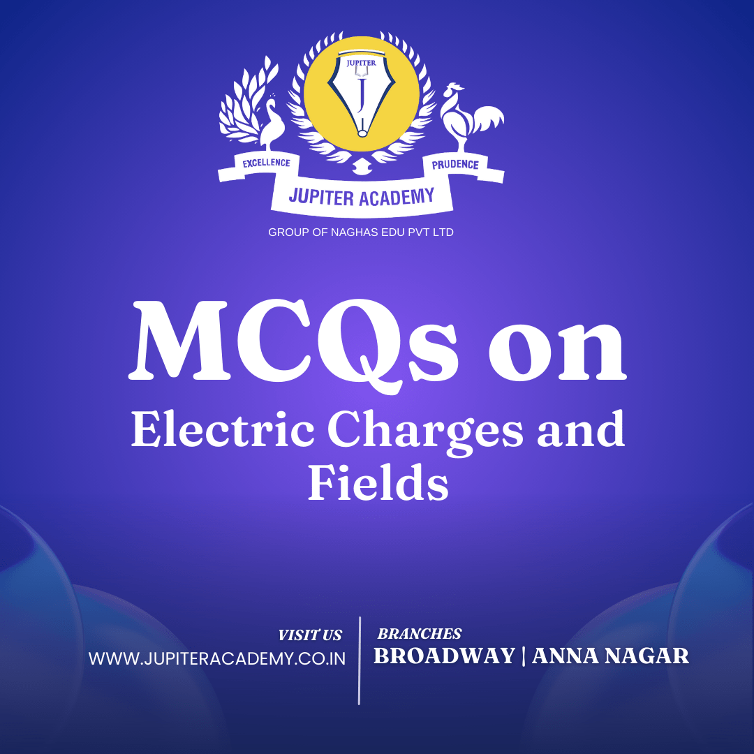MCQ'S ON ELECTRIC CHARGES AND FIELDS | NEET PHYSICS | JEE 24