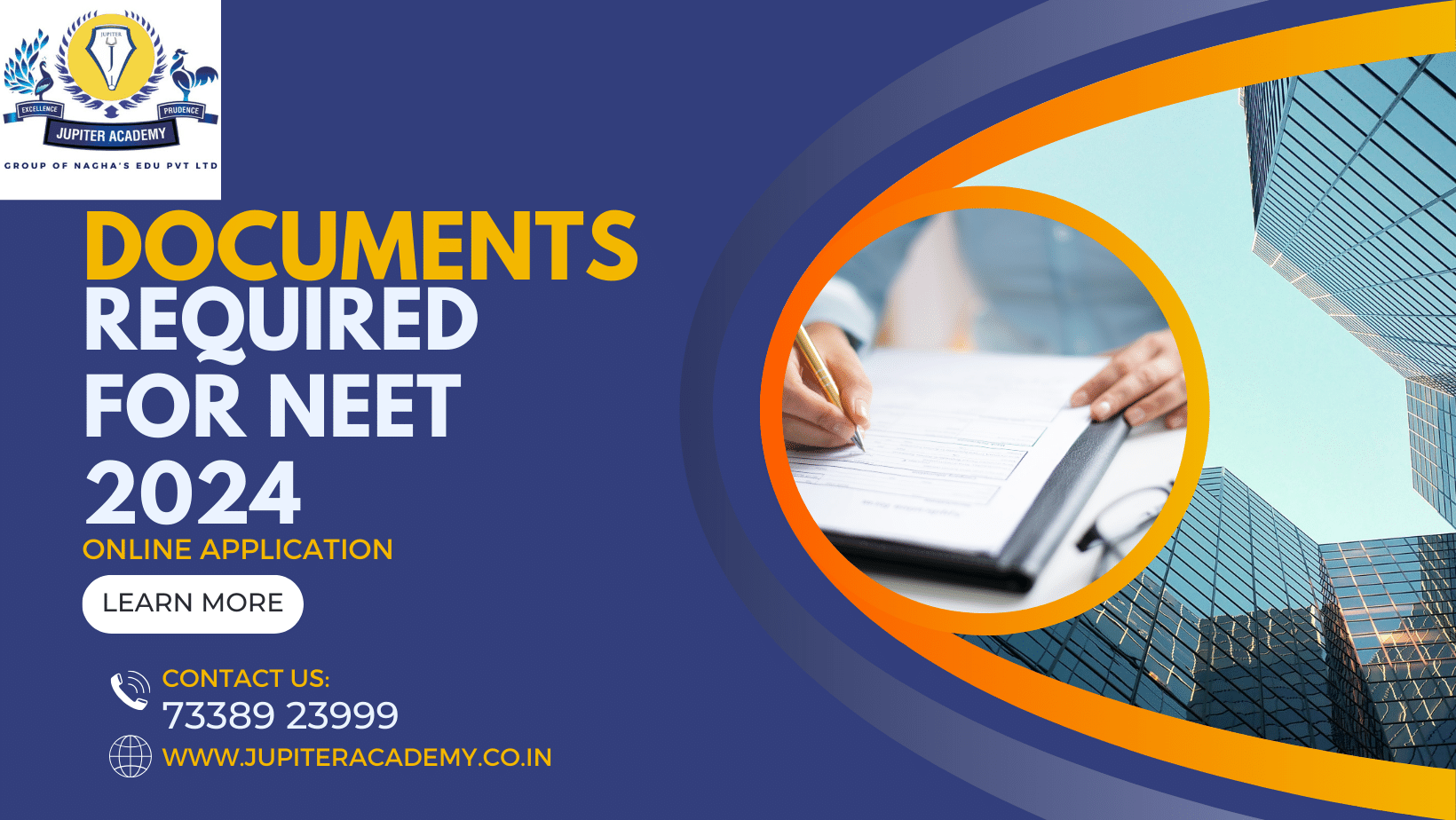 NEET 2024 Documents Required ONLINE Application | Jupiter Academy