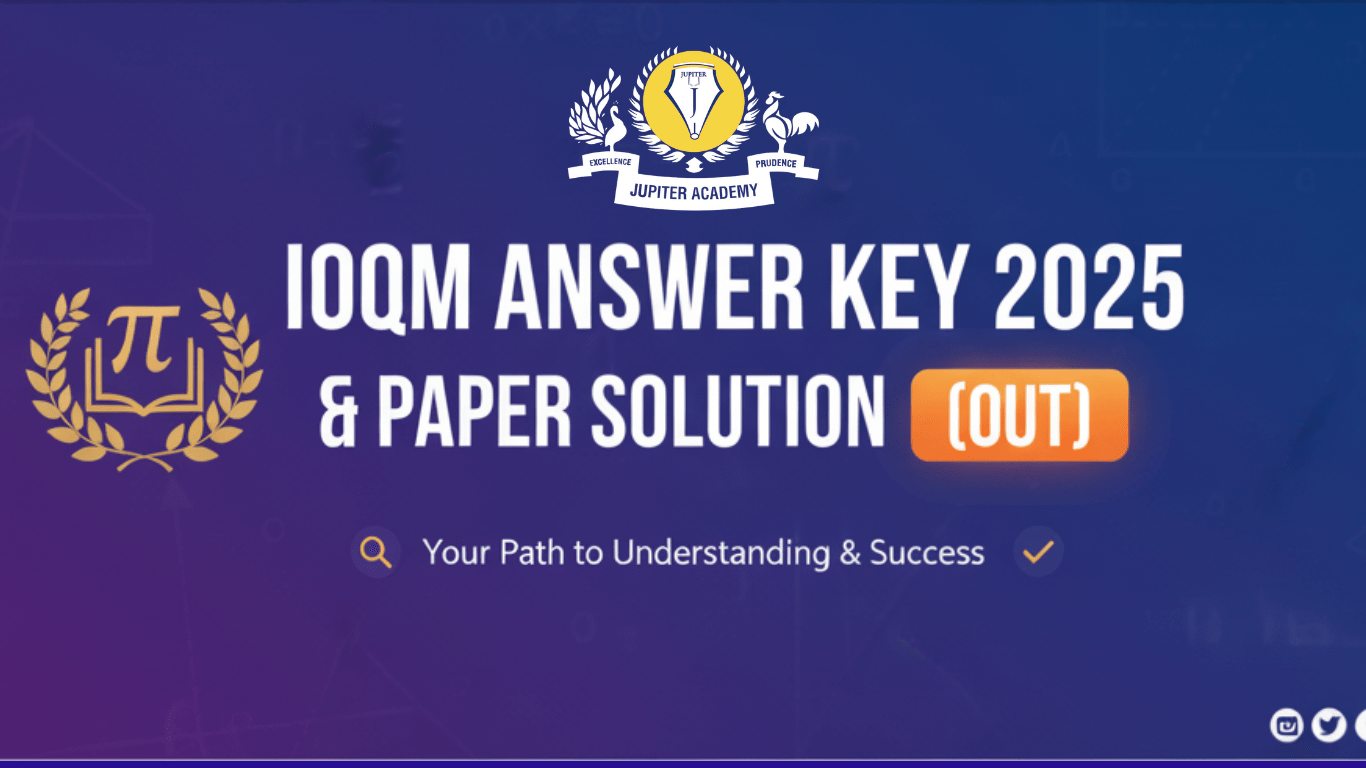 IOQM Answer Key 2025 & Paper Solution (Out) – Download Official PDF ...