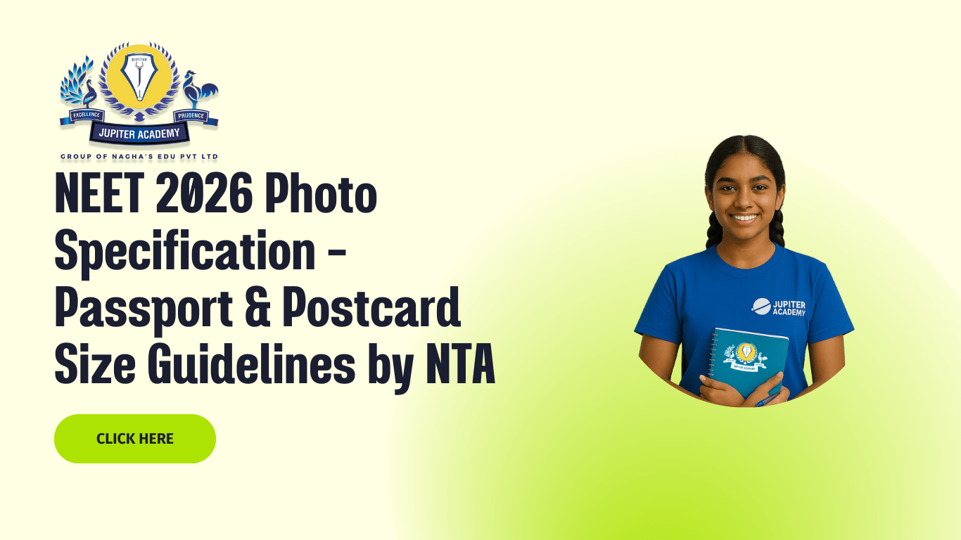 NEET 2026 Photo Specification – Passport & Postcard Size Guidelines by NTA
